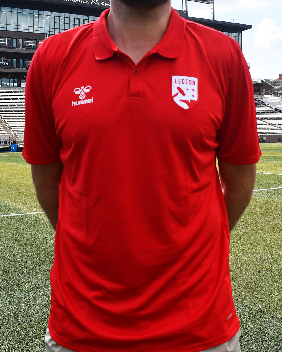 Coach's and Staff Hummel Polo (Red) – Birmingham Legion FC